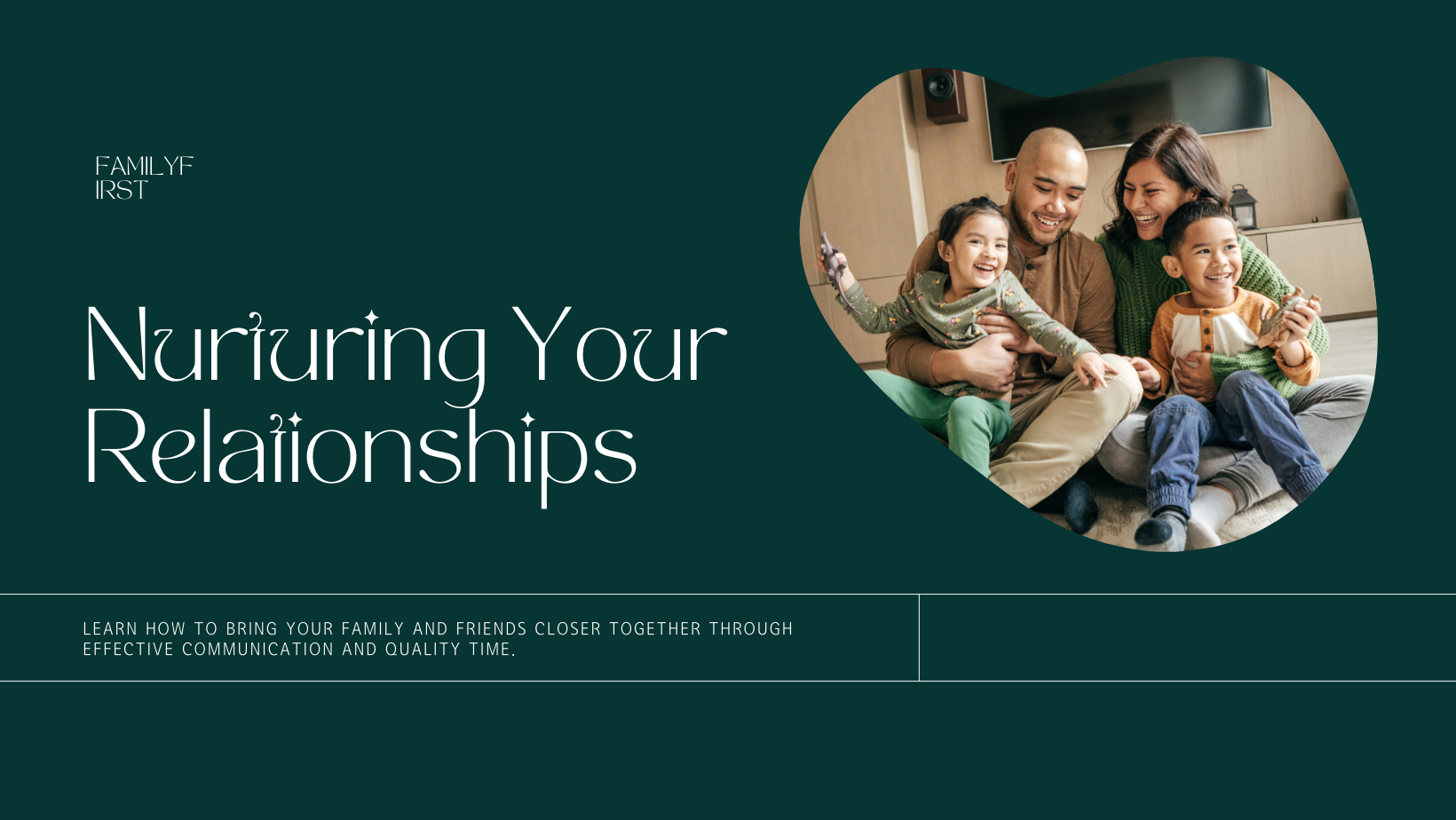 The Importance of Family Bonds: Nurturing Relationships with Friends ... The Importance of Family Bonds: Nurturing Relationships with Friends ...